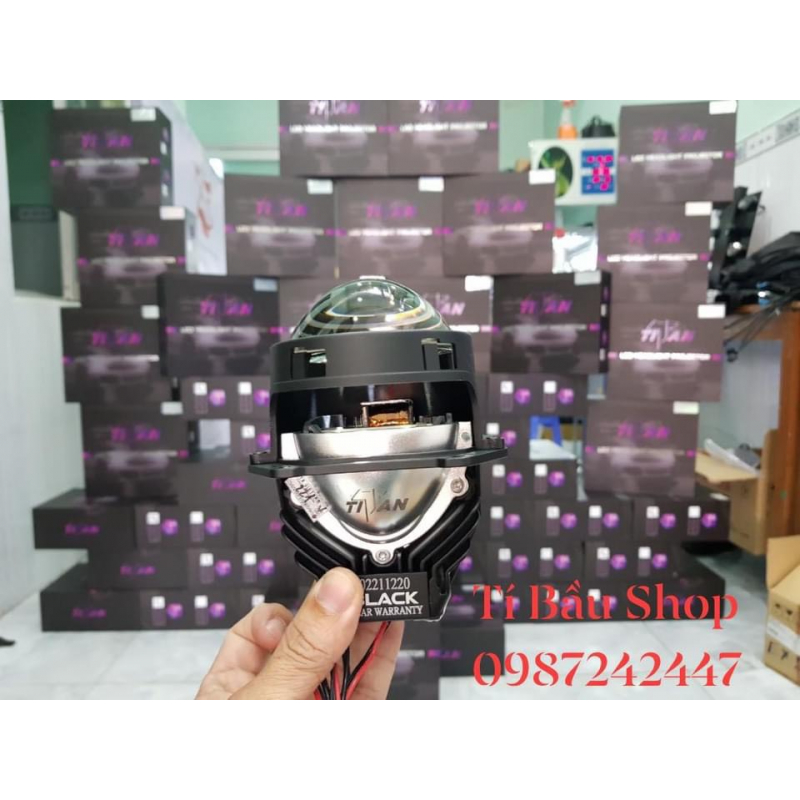 Đèn Bi LED Titan Black 5000k ( 1 Bóng)